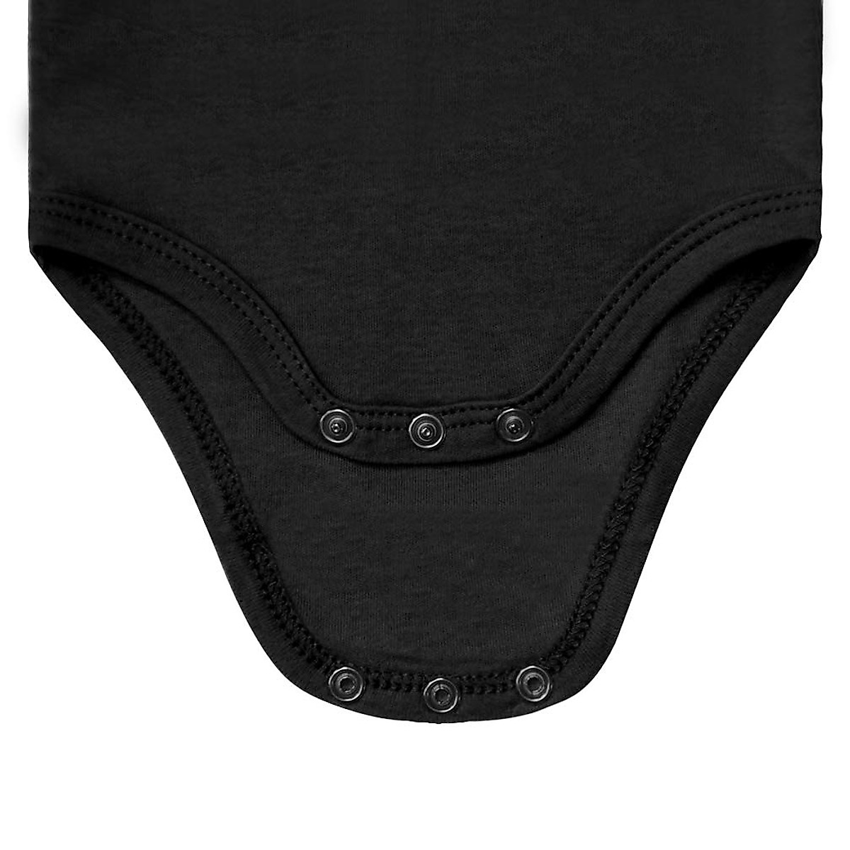 GLEAMING GRAIN Newborn Baby Bodysuits 100% Cotton Long-Sleeve Unisex Baby Black Onesies Infant Black Bodysuit 3 Months 5-Pack(Black,12M)