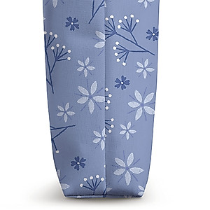 Pioneer Country Farm For Woman Vintage Blue Floral Tote Bag