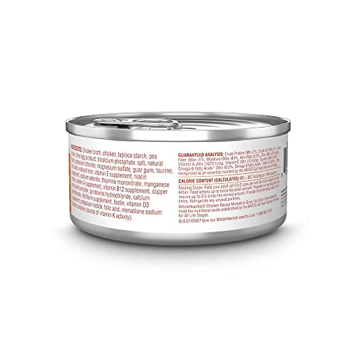 WholeHearted All Life Stages Grain-Free Chicken Recipe Morsels in Gravy Wet Cat Food, 5.5 oz., Case of 12