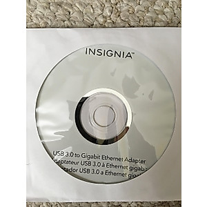 Insignia - USB 3.0-to-Gigabit Ethernet Adapter - White