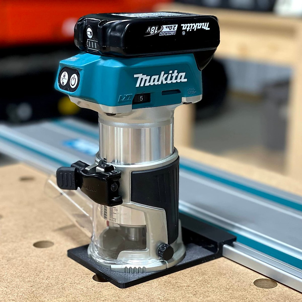 ToolCurve Guide Rail Adapter Compatible with Makita Router - Made in USA
