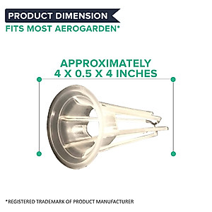 Think Crucial Replacement Grow Baskets Fit AeroGardens, Works with Grow Sponges (50 Pack)