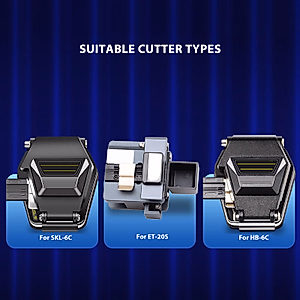 22mm Fiber Cleaver Blade 16 Sides Fiber Optical Cutting Wheel Replacement for SKL‑6C ET‑20S HB‑6C Cutter Fiber Cleaver