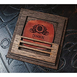 Game Master Gift Idea - Role Game Style Whisky Glass with Gift Box - Presents for Him (Dungeon Master with Dice)