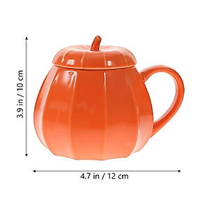 Cabilock Halloween Pumpkin Mug Fall Mug: Funny Halloween Coffee Mug Ceramic Tea CupCute Halloween Water Cups Fall Drinkware Accessories for Women Her Sister Mom Dad