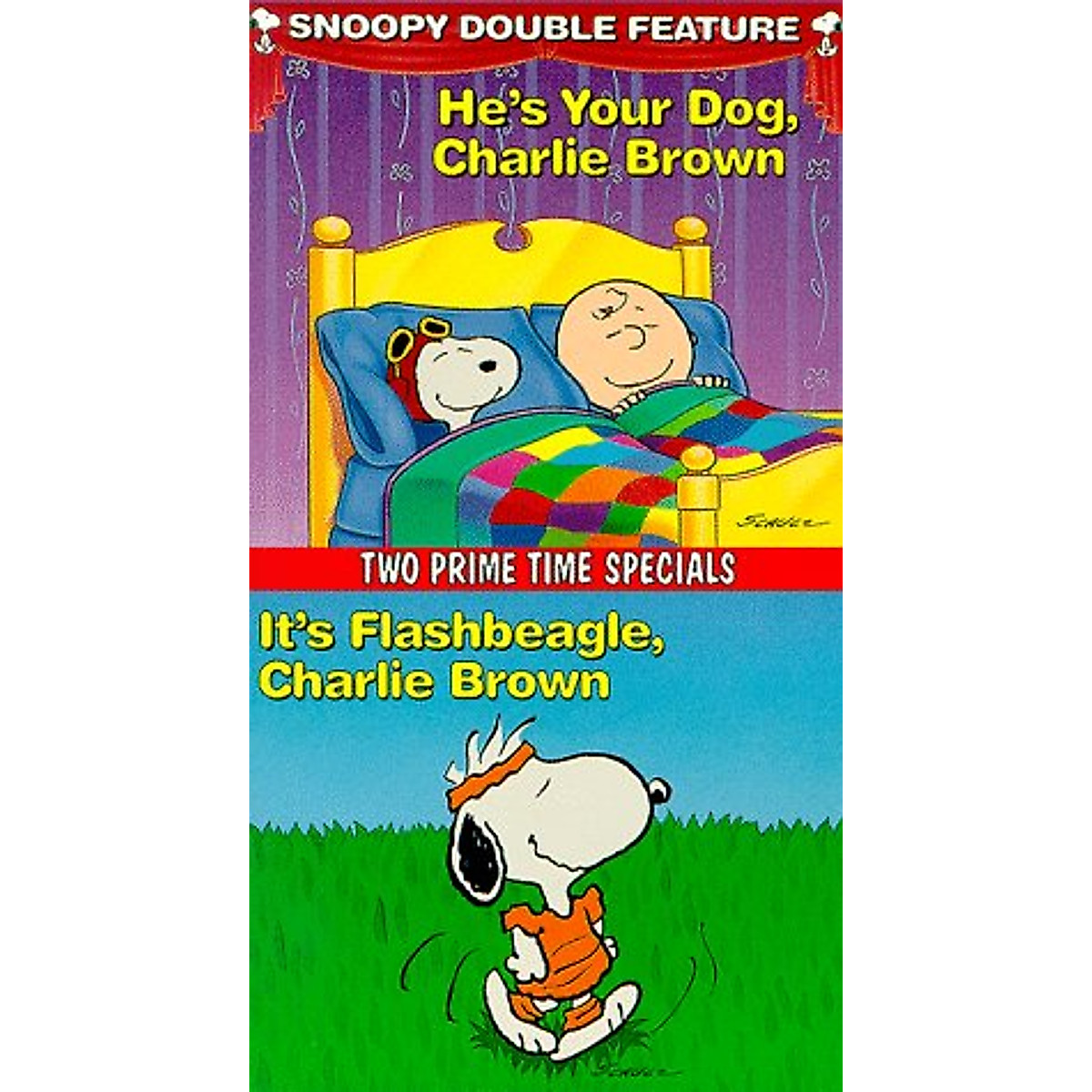 Snoopy Double Feature Vol. 2 (He's Your Dog/It's Flashbeagle, Charlie Brown) [VHS]