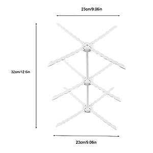 TOPINCN Plastic Pasta Drying Rack Collapsible Household Noodle Dryer Rack Hanging Fondant Gum Paste Flower Drying Rack Air Dry Stand Cake Decorating Tool