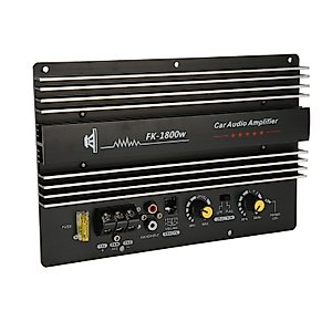 Car Audio High Power Amplifier Board, 12V 1800W Powerful Bass Sub woofer Board Amp for Car Speaker Modification, DIY Module Automotive Stereo Amp Board