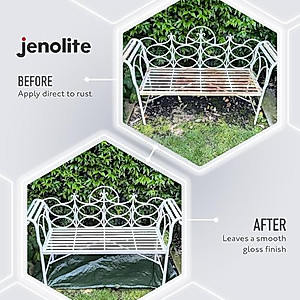 JENOLITE Directorust Spray Paint for Metal - COBALT BLUE - Gloss Finish for Indoor and Outdoor use - Multi-Surface for Metal, Plastic, Ceramic, Wood & Rusted Surfaces - 400ml (13.52fl oz), RAL5013