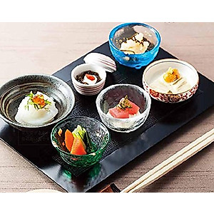 Tsugaru Biidoro Mini Glass Set Glass Five Different by Aderia