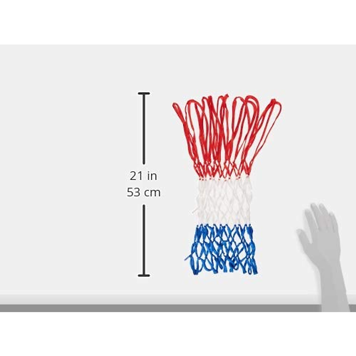 Spalding 8279SR All-Weather Basketball Net (Red/White/Blue)