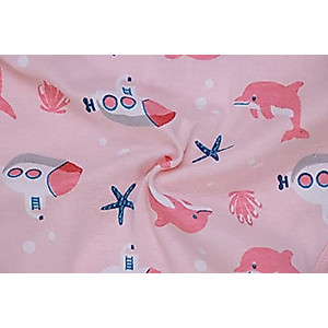 Baby Soft Cotton Underwear Little Girls'Briefs Toddler Training undershirts (Pack Of 6) 2t Rose