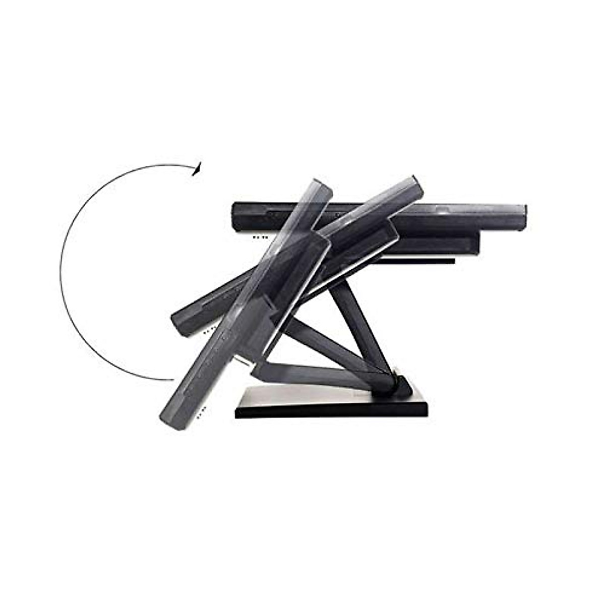 BOYU-SHITAI 15" LED HD VGA Touch Screen Monitor USB POS Stand for Retail Kiosk Restaurant Bar Hotel A La Carte Cash Register USA Stock (Black)