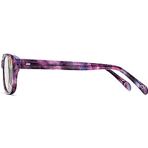 Sofia Vergara x Foster Grant Women's Linda Multi Focus Blue Light Reading Glasses Square, Purple Demi, 52 mm + 1.5