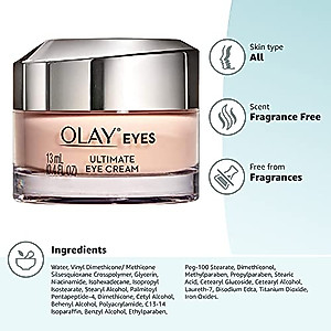 Olay Eyes by Olay Ultimate Eye Cream for Dark Circles, Wrinkles and Puffiness, 13 ml (0.4 fl. oz.)