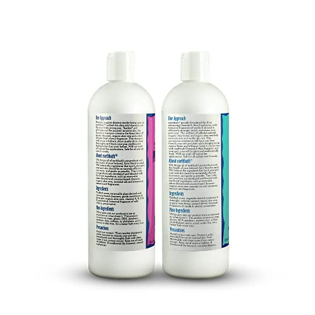 Earthbath Ultra-Mild Puppy Shampoo and Oatmeal & Aloe Conditioner Grooming Bundle, Best Shampoo and Conditioner for Puppies, Made in USA - 16 Oz