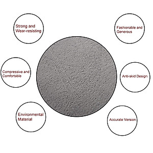 Comfort Swivel Seat Cushion, Removable 150kg Load Relieve Pain Antiskid Rotating Chair Pad, 360 ° Rotation Skidproof Home Use for Car