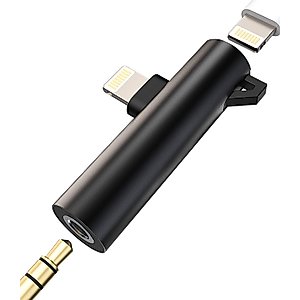Zoyuzan Lightning to 3.5mm AUX Audio Adapter for iPhone 11, 12, Mini, Pro, Max, XS, XR - Male to Female