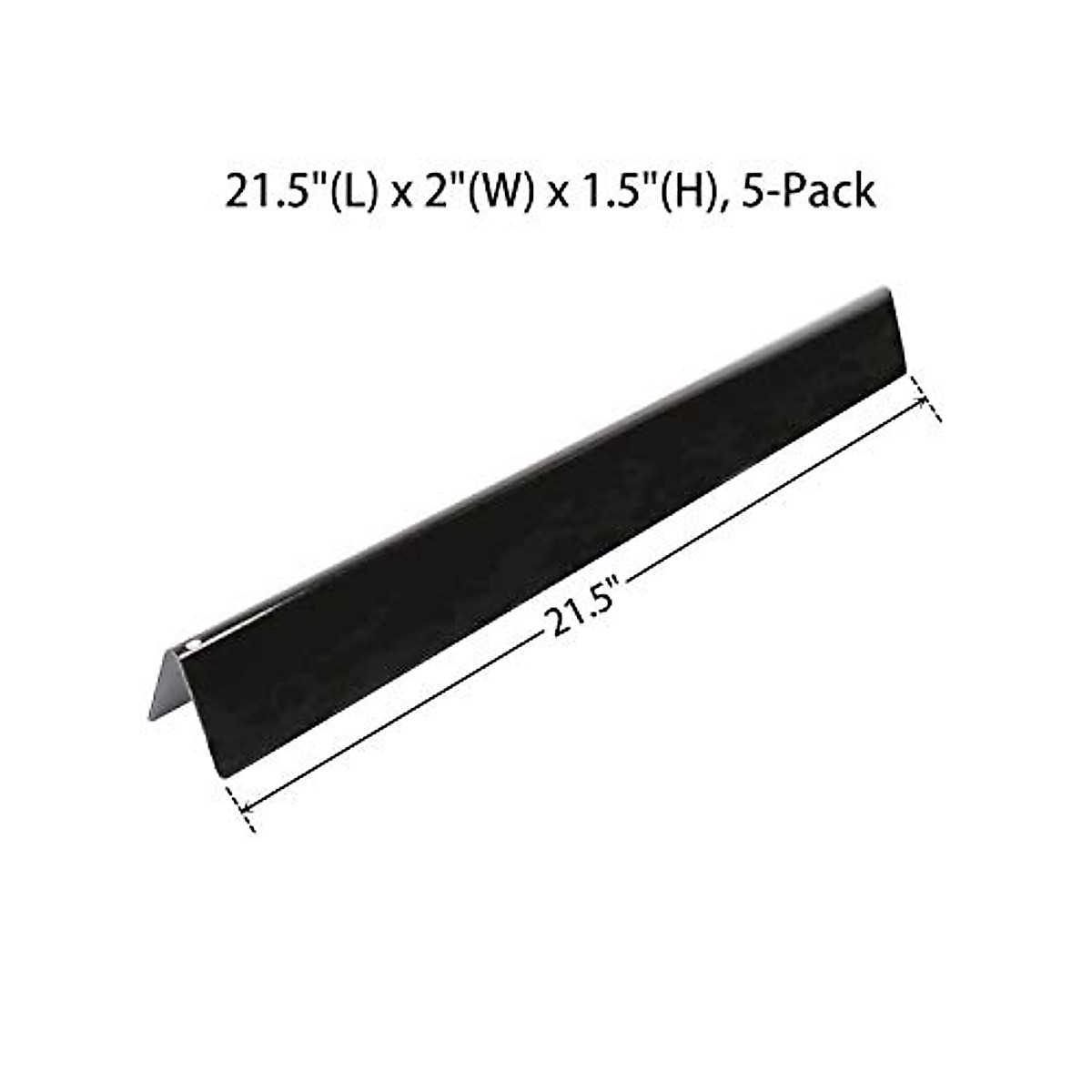 Hongso 7535 Flavorizer Bars 21.5" Replacement for Weber Spirit 200 Series (with Side Mounted Control Panel), Spirit 500, Genesis Silver A Gas Grills (Compared to The Weber 7534 65902 Flavorizer Bars)