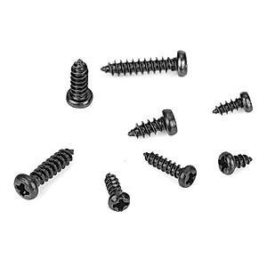 400Pcs M2/M2.6 Self Tapping Screws Assortment Set, Stainless Steel Cross Pan Head Self Tapping Screws Set, for Plastic, Wood
