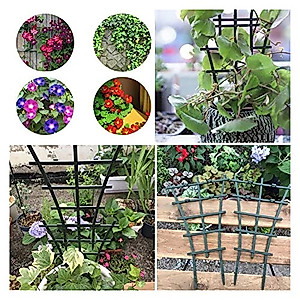 Nuojie Gardening Irrigation Dripper 5Pcs Plastic Frame Pergola Flower Stand Pergola Flower Stand, Climbing Frame Garden Greenhouse Greenhouse Crop Tools (Color : 15mm)