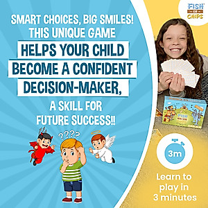 THE GREAT FRIES ESCAPE - Foodie Adventure Card Game for Kids, Easy to Learn Playing Cards for Kids, Ideal for Family Game Night, Party Game, Camping - Fun Artwork | 2-7 Players, Ages 6 & Up