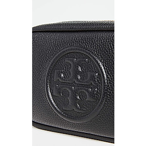 Tory Burch Women's Perry Bombe Mini Bag, Black, One Size