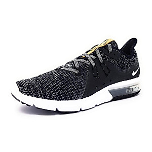 Nike Women's Low-Top Trainers, Black Black White Cool Grey Metallic Silver 001, 5.5 UK