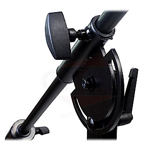 GRIFFIN Professional Studio Microphone Boom Stand with Casters | Extended Height Recording Mic Holder Tripod on Wheels | Tall Telescoping Arm Mount & Retractable Legs for Vocals, Choir, Overhead Drums