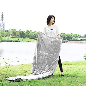 Favorland Sleeping Bag and Camping Sleeping Cot Pad Lightweight Durable for Hiking Backpacking Traveling with Compression Sack