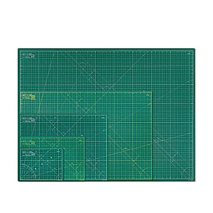 Elan Cutting Mat A1 Green, 5-Ply Craft Mat, Self Healing Cutting Mat 36x24, Craft Cutting Board, Art Mat, Imperial Sewing Mat, Quilting Mat, Hobby Mat, for Sewing, Quilting, Quilting supplies