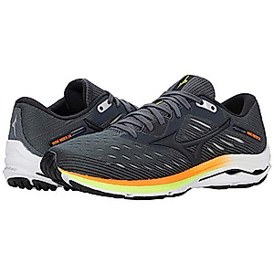 Mizuno mens Wave Rider 24 Running Shoe, Castlerock-phantom, 12.5 US