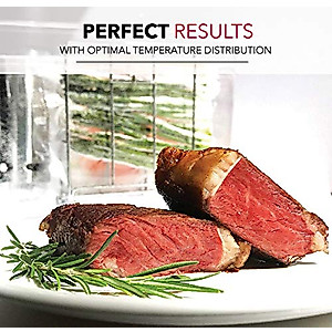 VÄESKE Large Sous Vide Container with Lid and Racks Kit | Sous Vide Accessories | Väeske Large Sous Vide Container with Lid and 2 Racks | Sous Vide Accessories | Compatible with Anova, Anova Nano, Joule, Instant Pot, Sous Vide Cookers (26 QT, Container/Ra