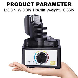 GUNDDIYCLUB Mini Vortex Mixer, DIY/Gundam Model Paint Shaker, Hands-Free, 300~2400rpm, Three-Stage Speed Mix, Suitable 10-100ml Shaker, for Paint, Nail Polish, Lab, Paints Acrylic, Eyelash Adhesives