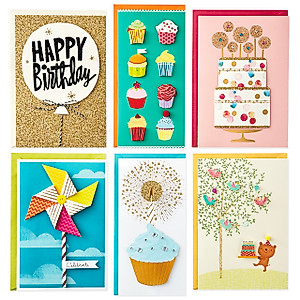 Hallmark All Occasion Handmade Boxed Set of Assorted Greeting Cards with Card Organizer (Pack of 24)—Birthday, Baby, Wedding, Sympathy, Thinking of You, Thank You, Blank