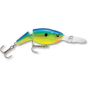 Rapala Unisex_Adult Jointed Shad Rap Curls, Parrot, 9 cm