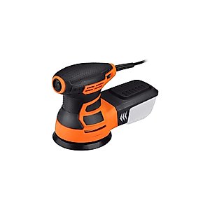 5-inch 3.0A Random Orbit Sander with 12Pcs Sandpapers, 6 Variable Speed 6000-13000RPM and High-Performance Dust Collection System for Woodworking