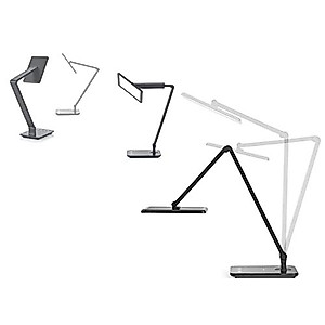 saicoo LED Desktop Lamp with Large LED Panel, Seamless Dimming-Control of Brightness and Color Temperature, an USB Charging Port