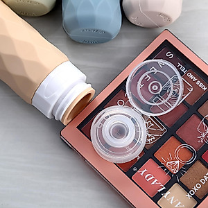 Gemice Travel Bottles for Toiletries, Tsa Approved 3oz Portable Travel Bottles, BPA Free Leak Proof Squeezable Travel Size Containers, Travel Accessories for Shampoo Conditioner Lotion (4 Pack)