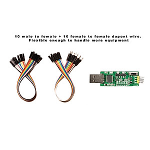 USB to TTL Serial Converter Adapter 1.8V 3.3V 5V FT232RL for Development Projects with Windows Mac Linux