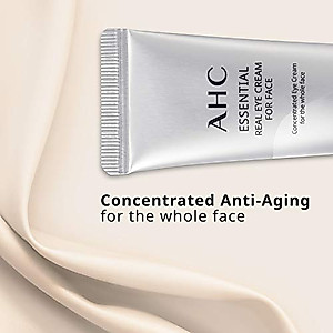 AHC Aesthetic Hydration Cosmetics Facial Moisturizer Essential Eye Cream for Face AntiAging Hydrating Korean Skincare OZ, 0.33 Ounce