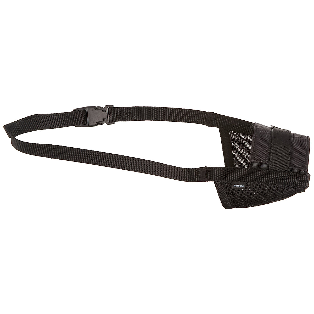 PetSafe Dog Muzzle - Large, Black - Comfortable Padding - Adjustable Sizing for Small, Medium and Large Dogs - Prevents Biting - Allows Room to Pant - Perfect for Visits to The Vet or Groomer