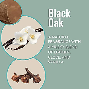 Barrel and Oak - Natural Fragrance Cologne, Cologne for Men, Eau de Cologne, Essential Oil-Based Scent, Warm Oak & Spicy Bergamot, Subtle Earthy Fragrance, Paraben & SLS Free (Black Oak, 2.7oz)