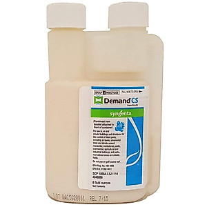Syngenta 73654 Demand CS Insecticide, 8oz, Beige & advion 383920 4 Tubes and 4 Plungers Cockroach German Roach Pest Control Inse, Brown