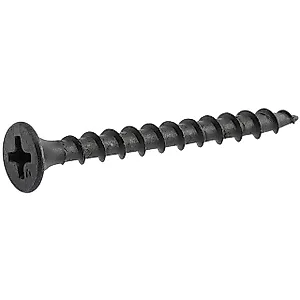 The Hillman Group 47663 TRV195850 Coarse Thread Drywall Screw, 6 x 1-5/8", Black, 221 Pieces