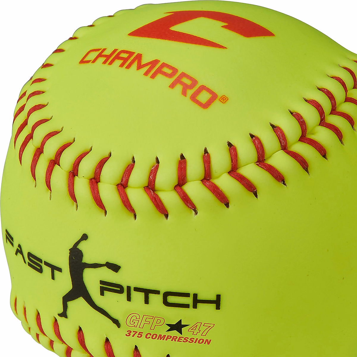 Champro 11" Recreational Fast Pitch Softballs with Durahide Cover, 12 Pack