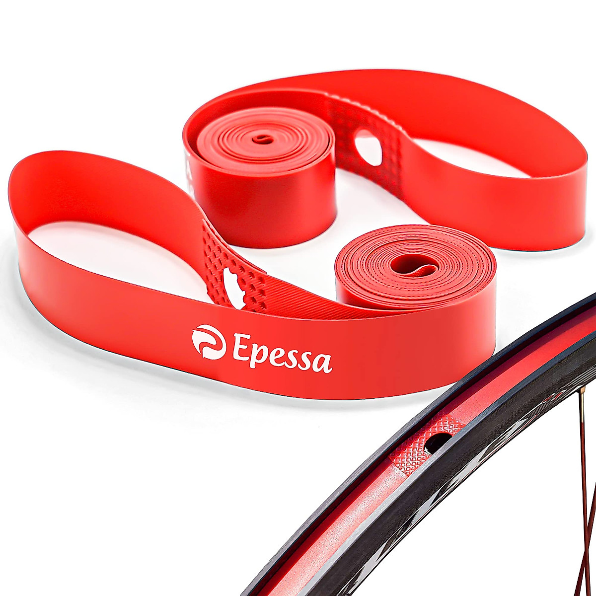 Epessa Bike Bicycle Rim Strip Rim Tape Fits Size 12" 14",16",20",24" 26", 27.5", 700C-A Pair