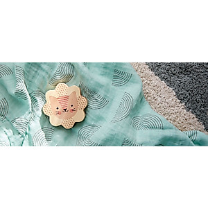 Petit Collage Friends Lion Rattle