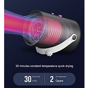 Mini Dryer, 110V Multifunctional Portable Clothes Dryer with Low Noise for Camping Hiking Business Trips Rainy Days