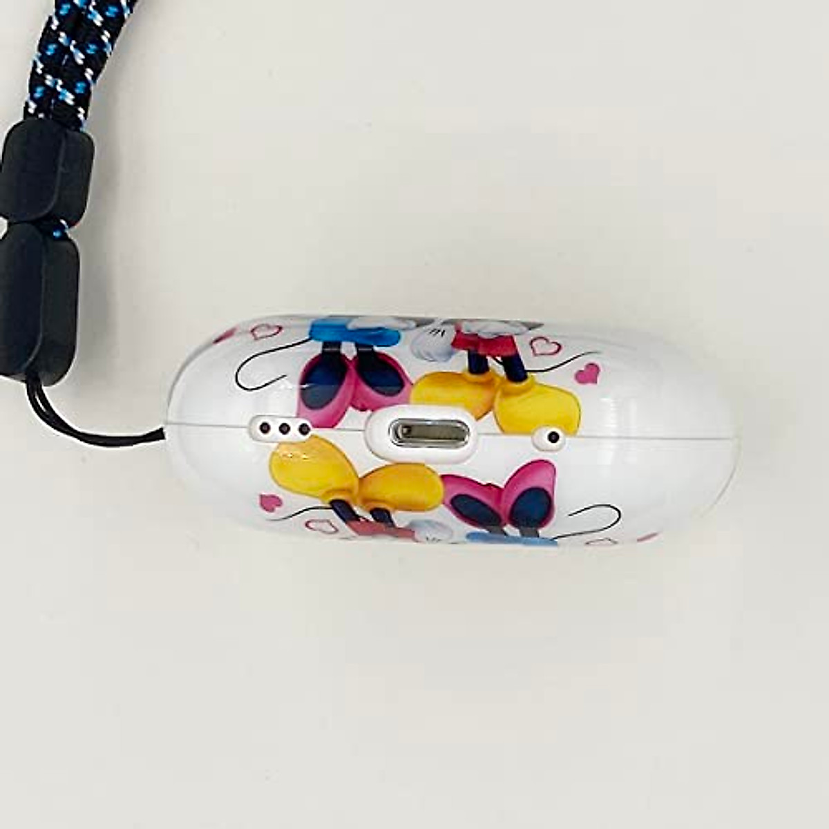Case for Airpod Pro 2nd Generation Personalise Custom, Cute Mickey Minnie Airpod Pro 2 Case Cover with Lanyard, Fashion Funny Cartoon Shockproof Protective Design for Girls Women Airpod Pro 2 Case